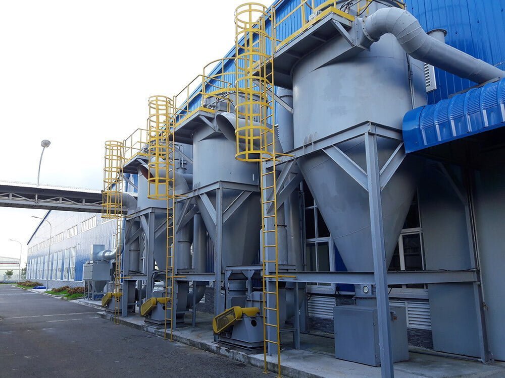 사이클론백필터집진설비 – WOOYANG ENG